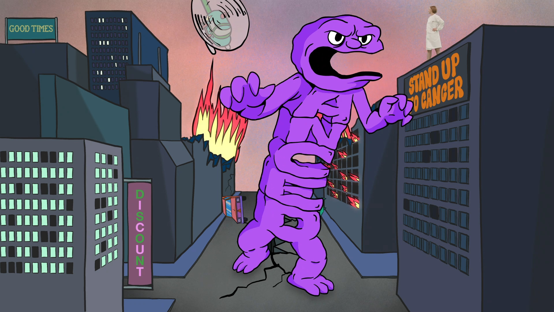 Destroy Cancer by Stevie Gee & Essy May - Blinkink